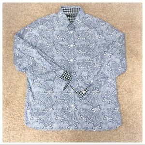 Murano | Shirts | Very Handsome Murano Mens Shirt Floral Print | Poshmark